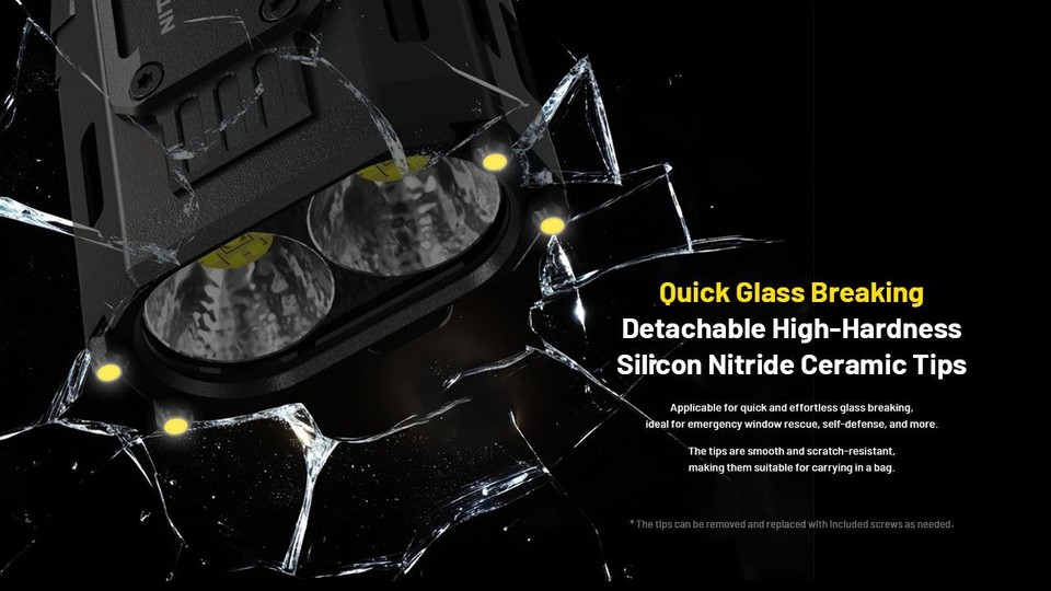 Nitecore EDC37 + CL10 Combo: Ultimate Tactical EDC Flashlight – 8,000 ...