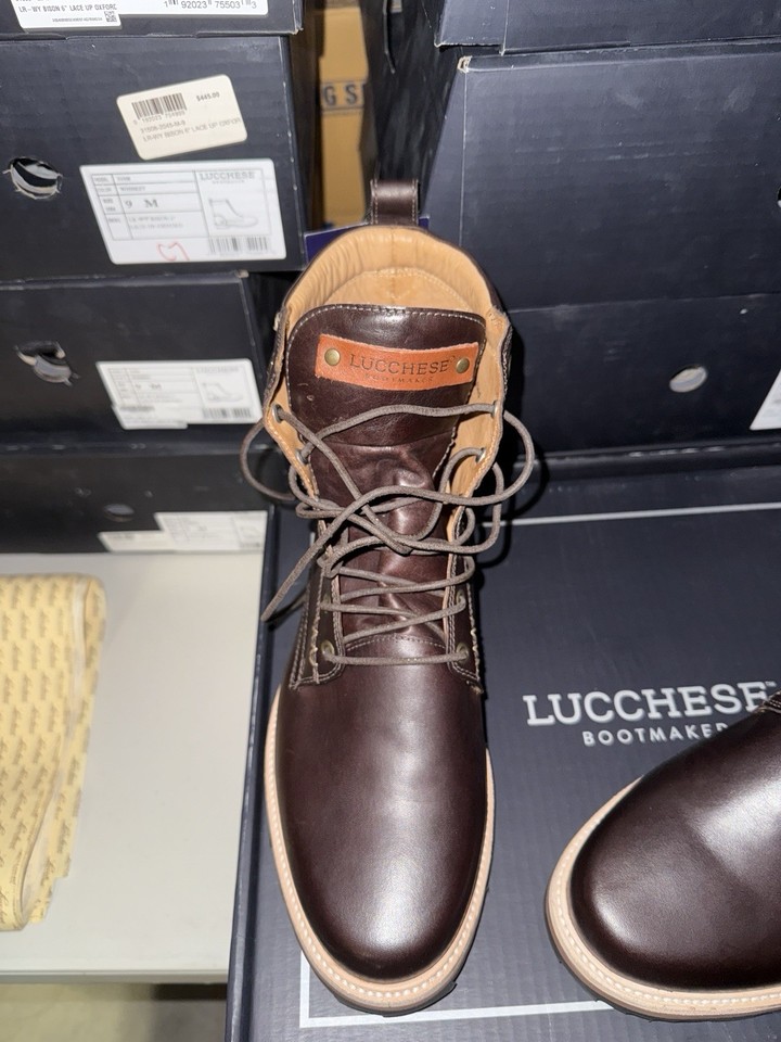 Lucchese 6in Lace Up Ranger II Hiking Boot in Brown Men's Size 12 W ...