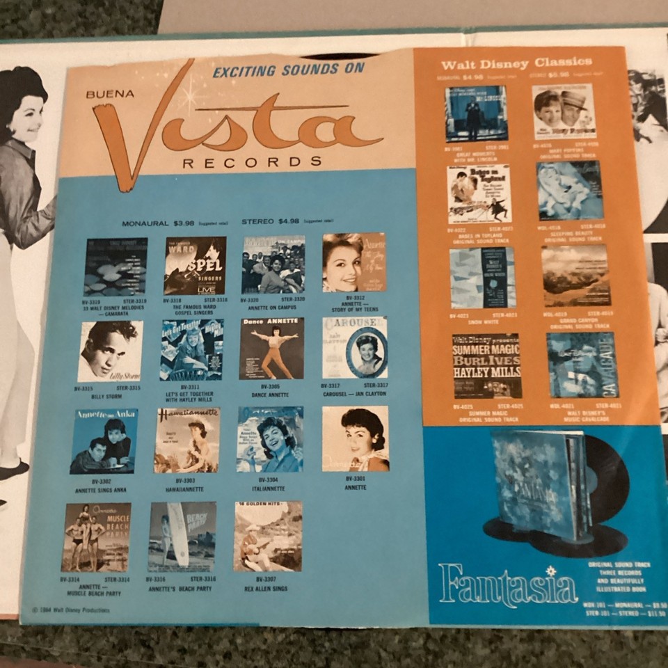 ANNETTE FUNICELLO "Annette at Bikini Beach" Vista BV3324 Near Mint Mono ...