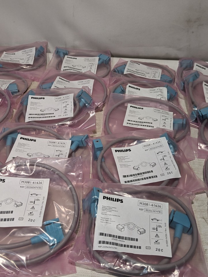 Lot of 22 Philips M3081-61626 Patient Monitor Link Cables as pictured ...