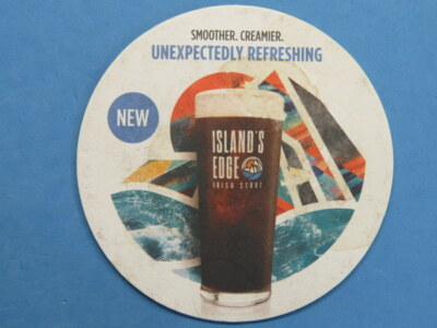 Beer Coaster ~ HEINEKEN Island's Edge Irish Stout w/ Tea ~ On-premise ...