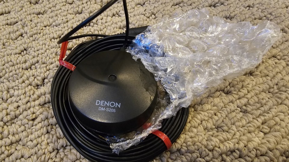 Denon DM-S205 Omnidirectional Calibration Microphone for Surround Sound ...
