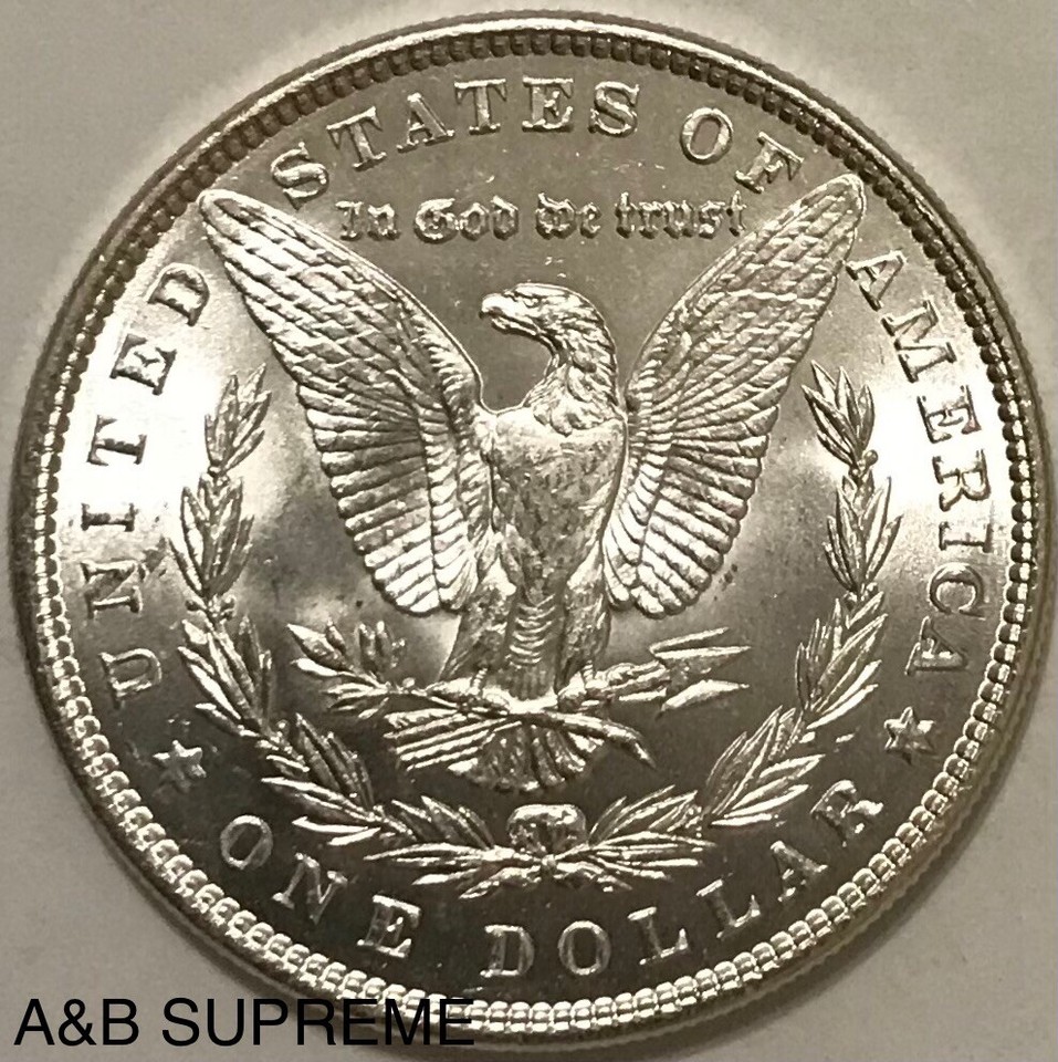 Morgan Dollar From OBW Roll Estate Hoard Choice-Gem Bu Uncirculated 90% ...