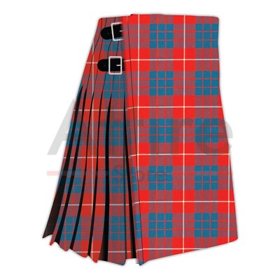 Scottish Handmade Traditional Hamilton Ancient Tartan Kilt-Clan ...