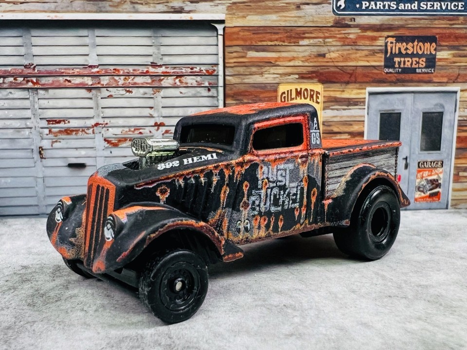 🇺🇸Hot Wheels Car Culture Drag Strip '33 Willys RUST BUCKET CHASE C15🇺🇸 ...