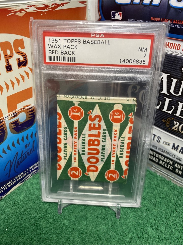 1951 Topps Red Back Unopened Wax Pack PSA 7 NM | eBay
