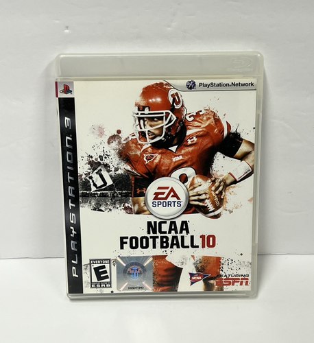 NCAA Football 10 - Sony PlayStation 3 PS3 Game Manual Disc 14633190168 ...