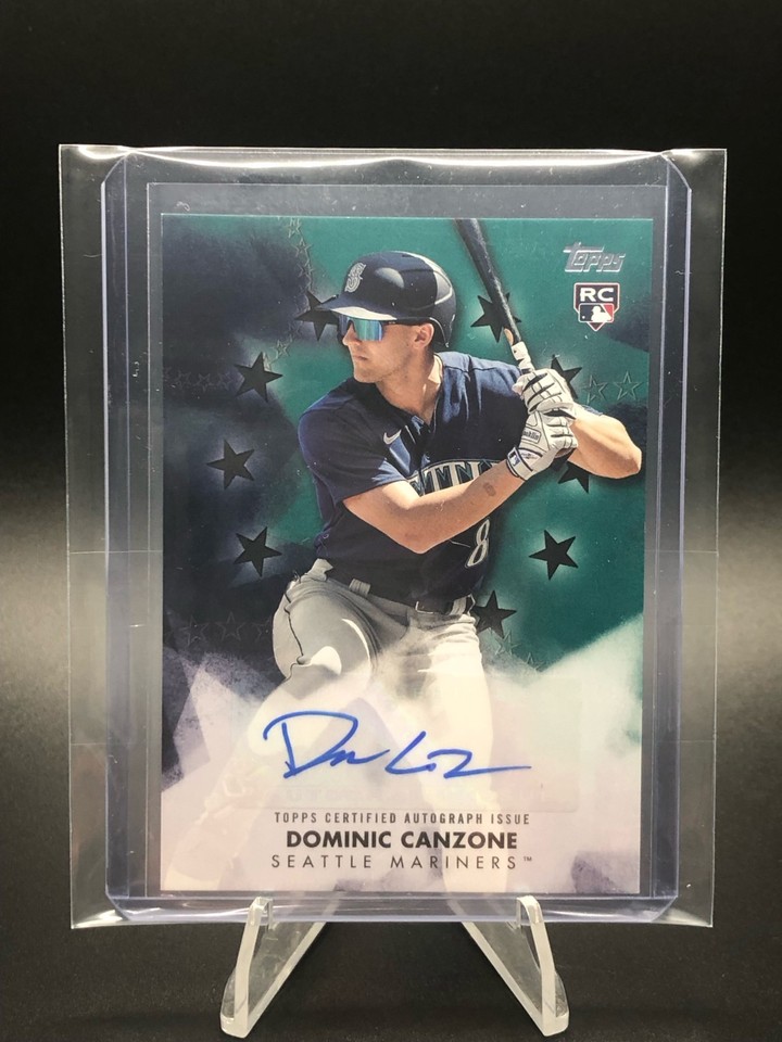 Dominic Canzone 2024 Topps Series 2 Rookie Auto /199 Black Parallel ...