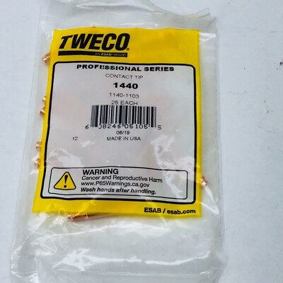 TWECO LOT OF 25 #1440 CONTACT TIP 1140-1103 | eBay