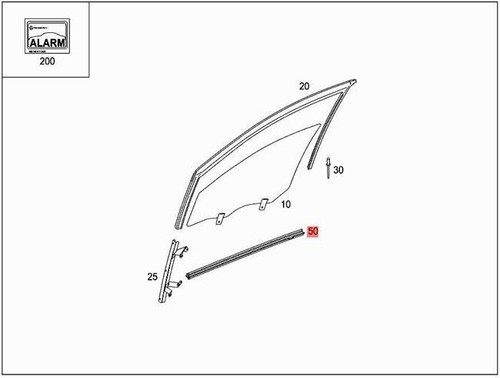 Genuine Sealing Rail Mercedes W221 Sedan 2217250065 | eBay