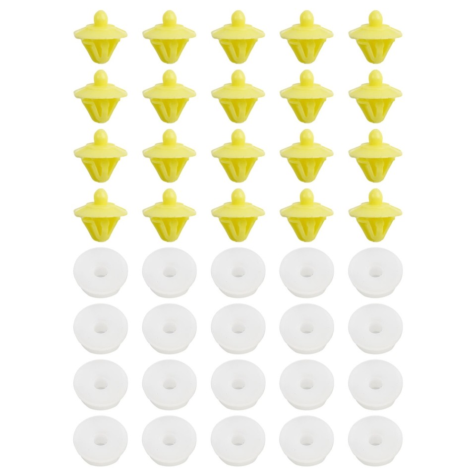 Clips Fastener Bright Color Car Accessories Car Interior Clips Plastic ...