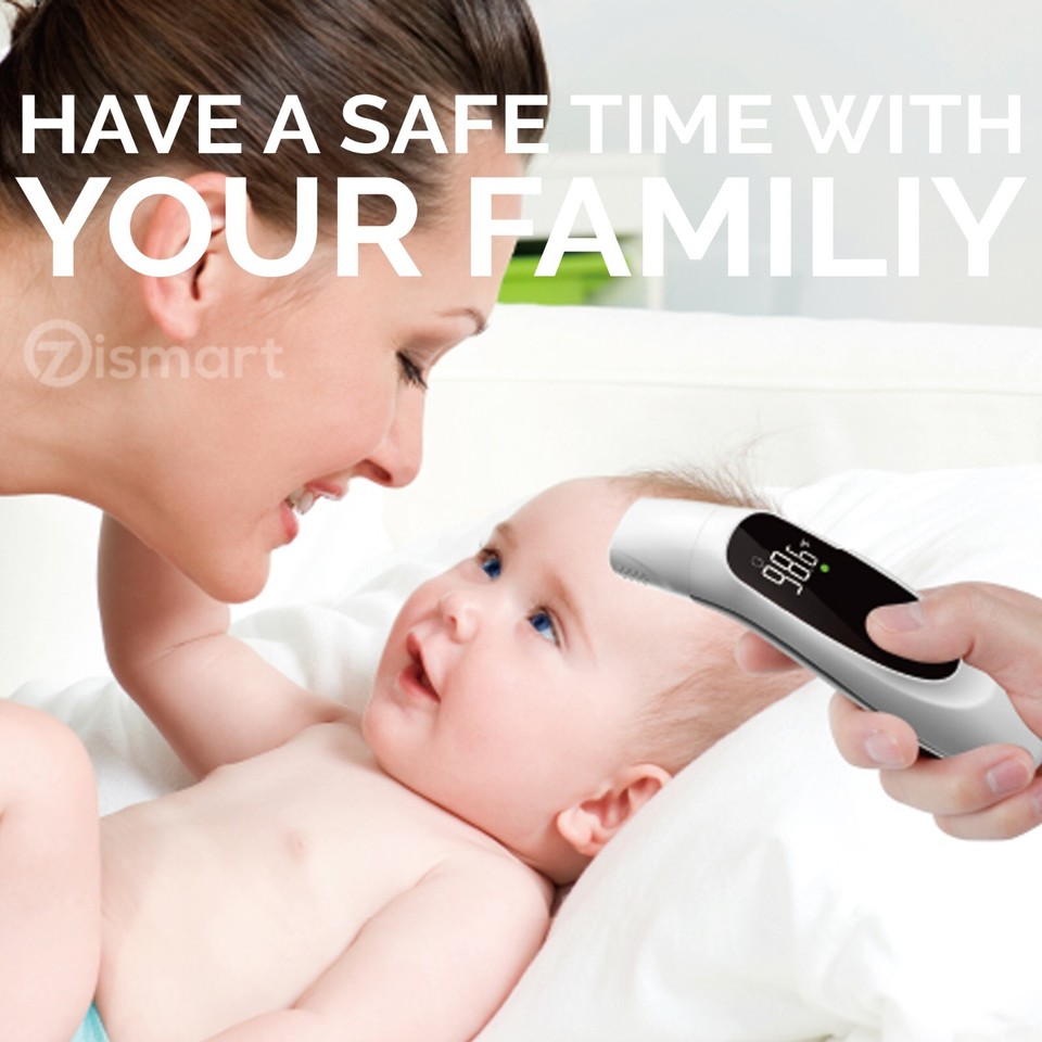 Digital Forehead Ear Thermometer Non-Touch for Children, Baby & Parents ...