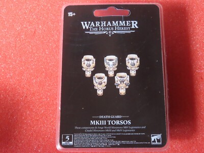 Forgeworld Chaos Space Marines Death Guard Torsos x5 MK3 BNIB New MKIII ...