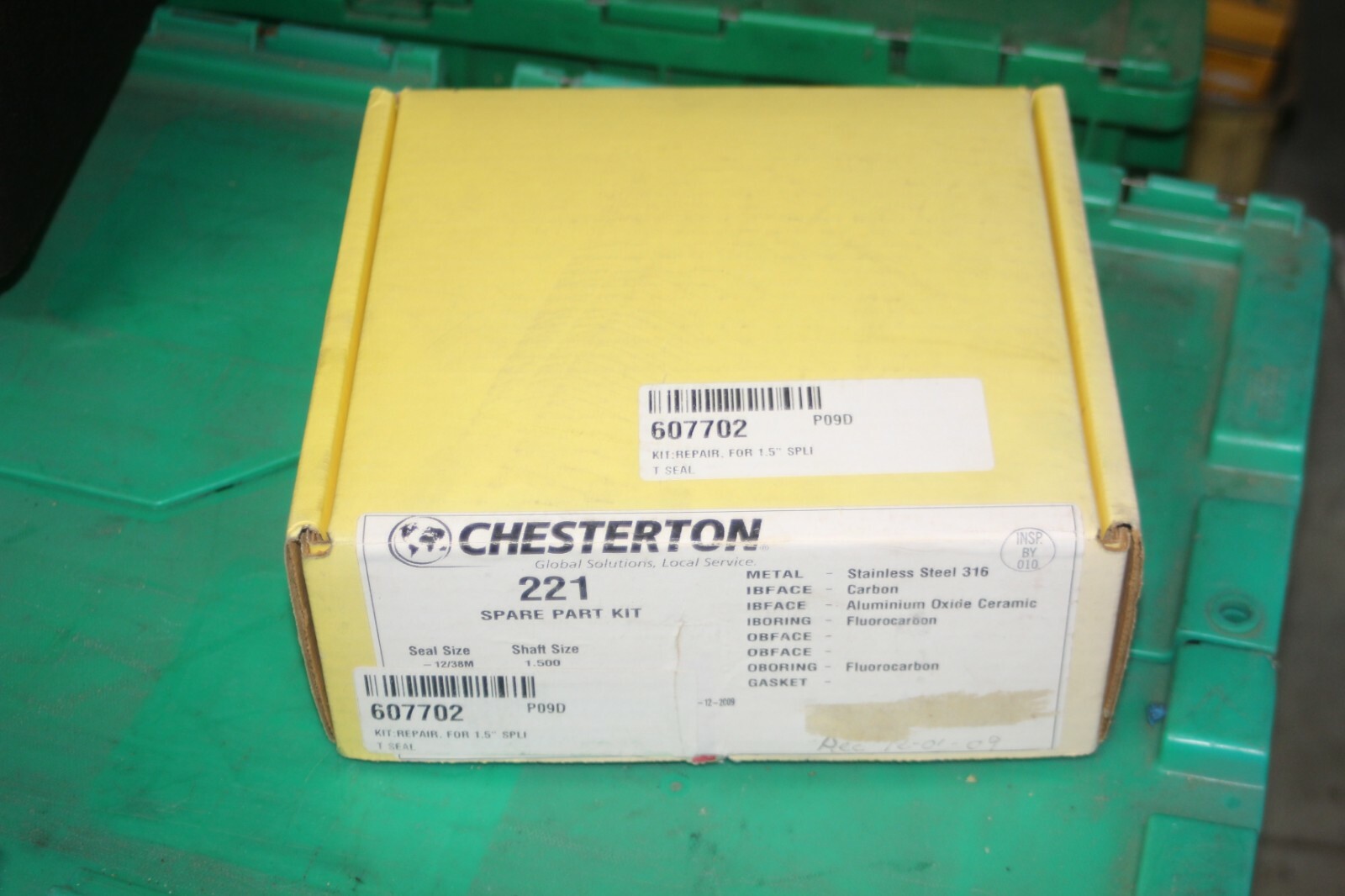 Chesterton Spare Parts Kit 221 Seal Size 12/38m Shaft Size 1.5" | eBay