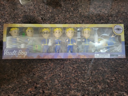 Fallout Vault 101 Bobblehead 7-pack Gaming Heads Display Box Series 3 ...