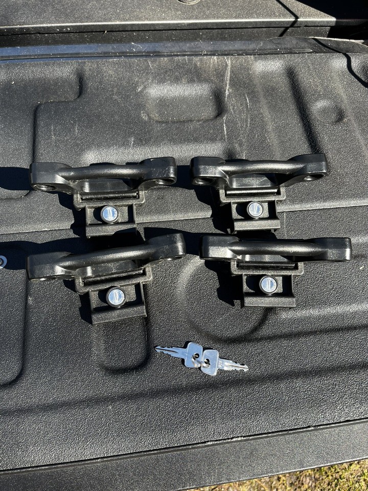 4x Truck Bed Tie Down Anchors Brackets & Box Link Cleats for Ford F150 ...