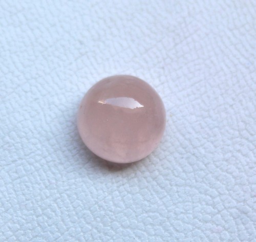 10.5mm Natural Loose Morganite Cabochon 6CRTs Round Morganite Polished ...