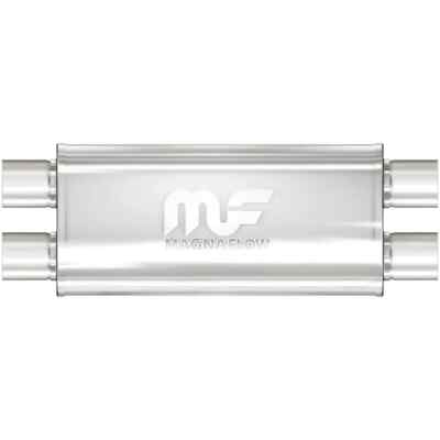 MagnaFlow Stainless 5 X 8 OVAL D/D Performance Muffler DIA 2.5/2.5 IN ...