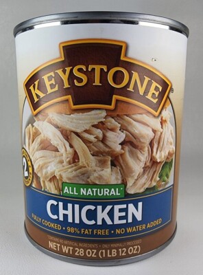 KEYSTONE CHICKEN ALL NATURAL (4) Four-28 oz Cans EXP 2027 | eBay