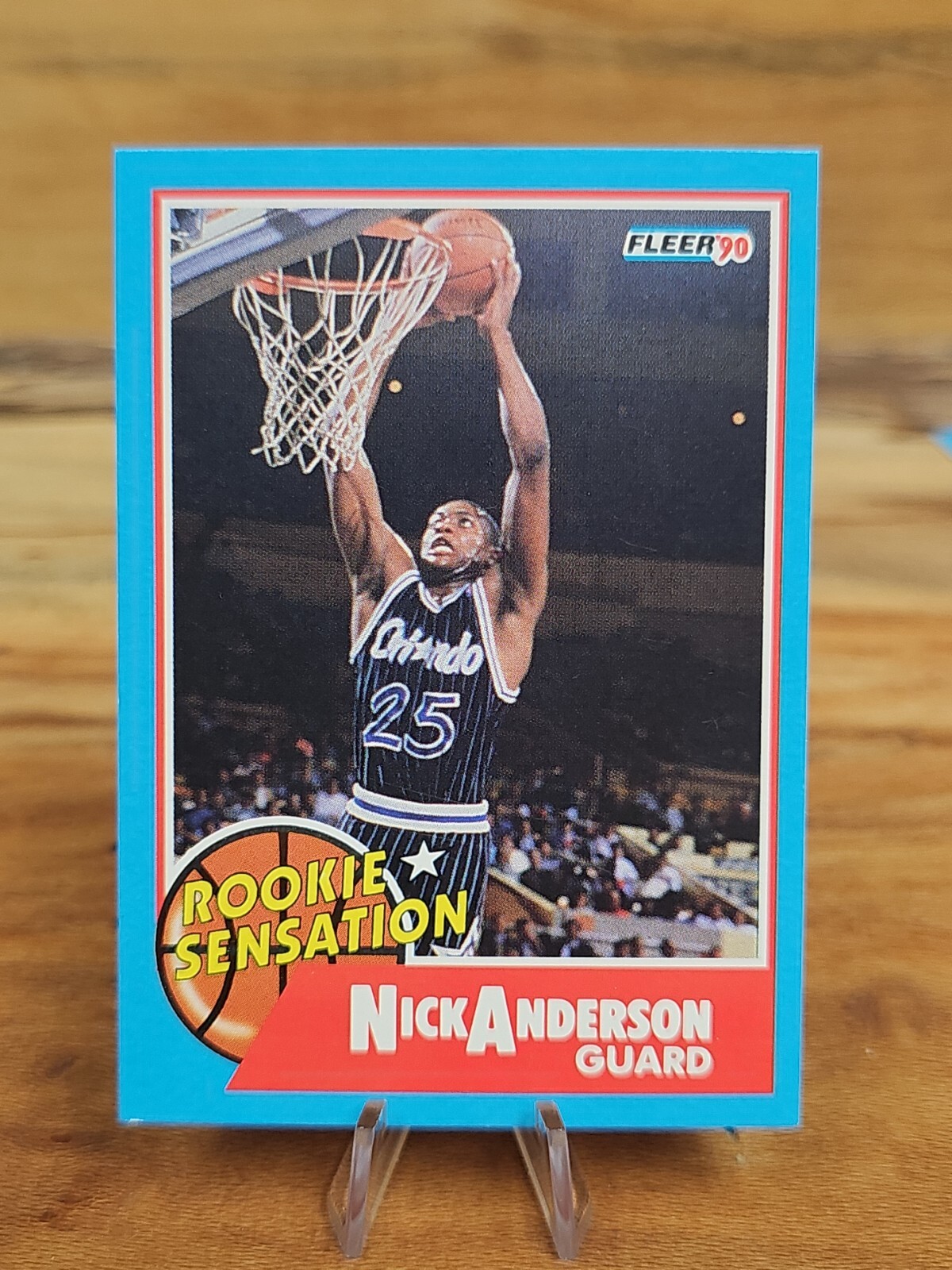 1990 Fleer Nick Anderson 7 Rookie Sensations Orlando Magic Q737 | eBay