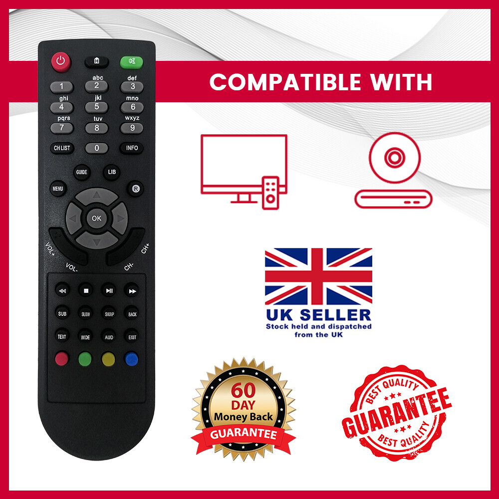 Brand New Remote Control For Goodmans Model GD11FVRSD32 Freeview Box | eBay