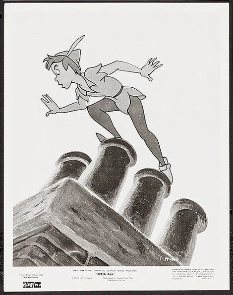 Peter Pan Black And White Movie