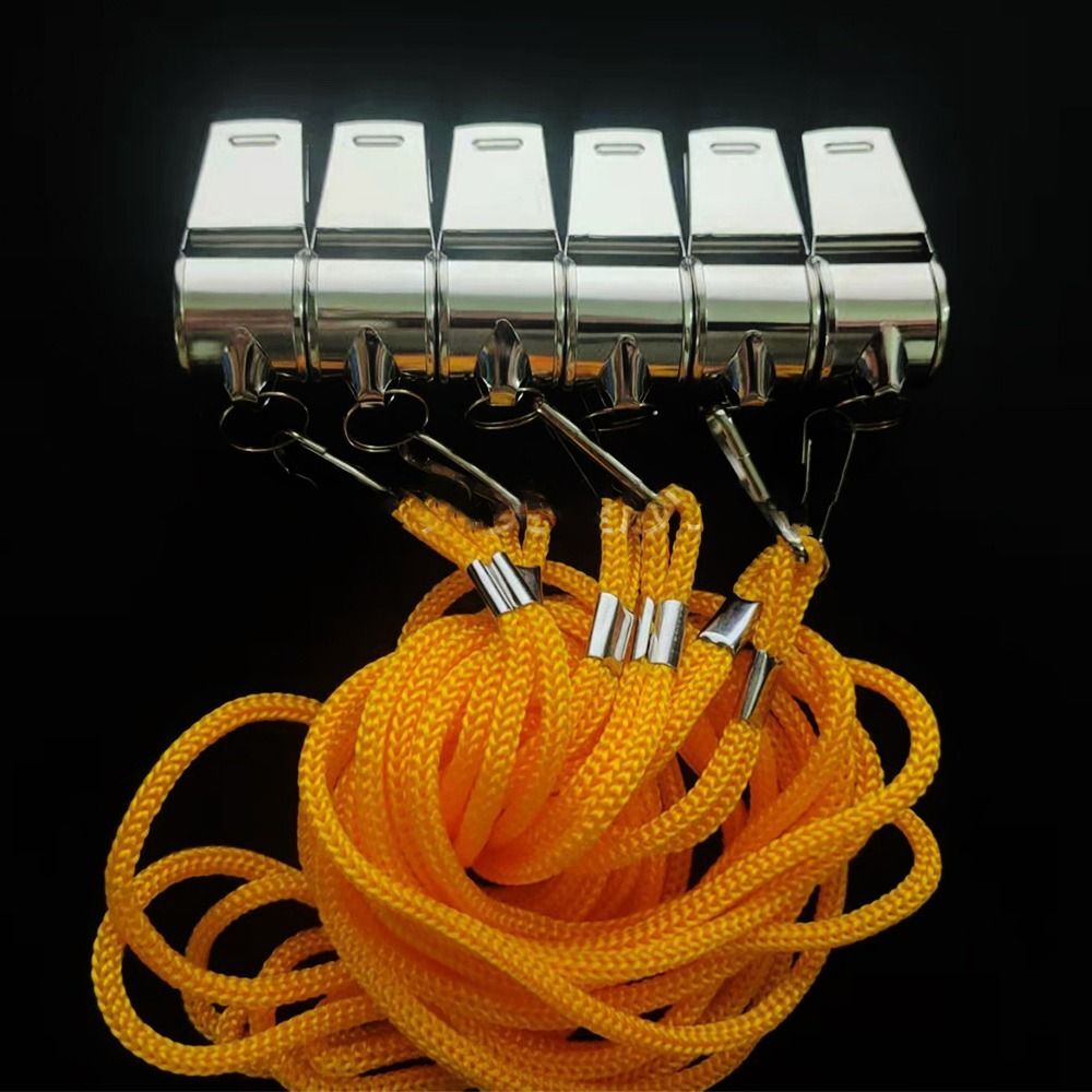 School Stainless Steel Whistles Cheerleaders Metal Whistle Cheerleading ...