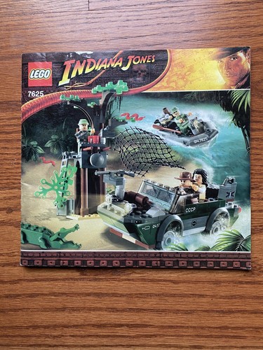 LEGO SET 7625 INDIANA JONES - RIVER CHASE INSTRUCTIONS Booklet ONLY No ...