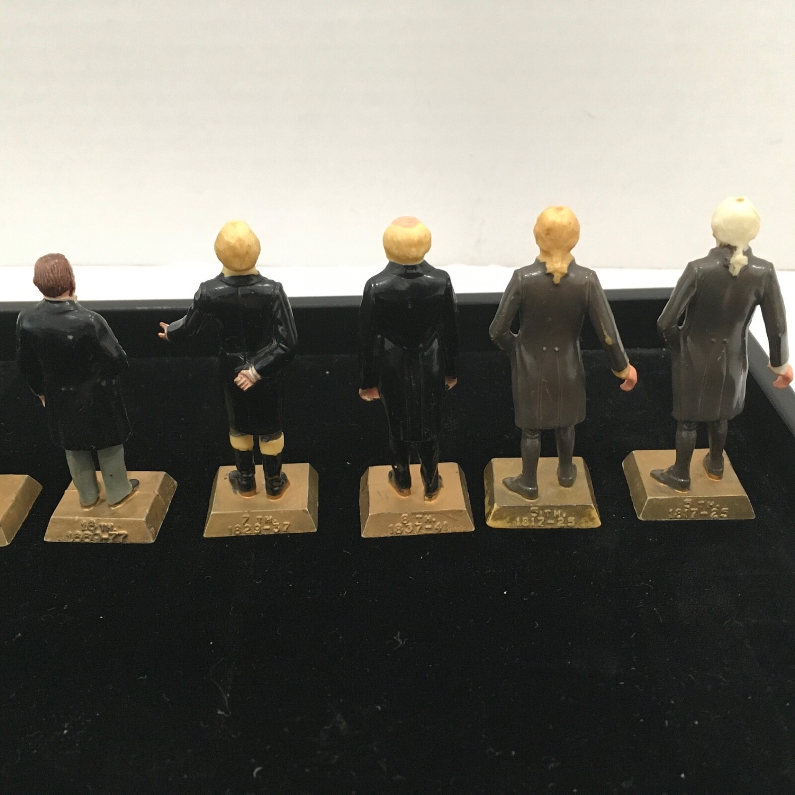10 Painted President Figures Standing 2.75" Good Condition 1960s / 1 ...
