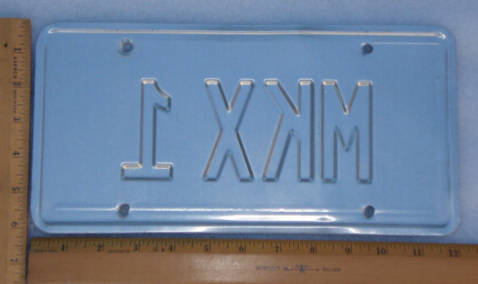 REAL-Vanity-PERSONALIZED Massachusetts LICENSE PLATE -" MKX 1 "- 1990'S ...