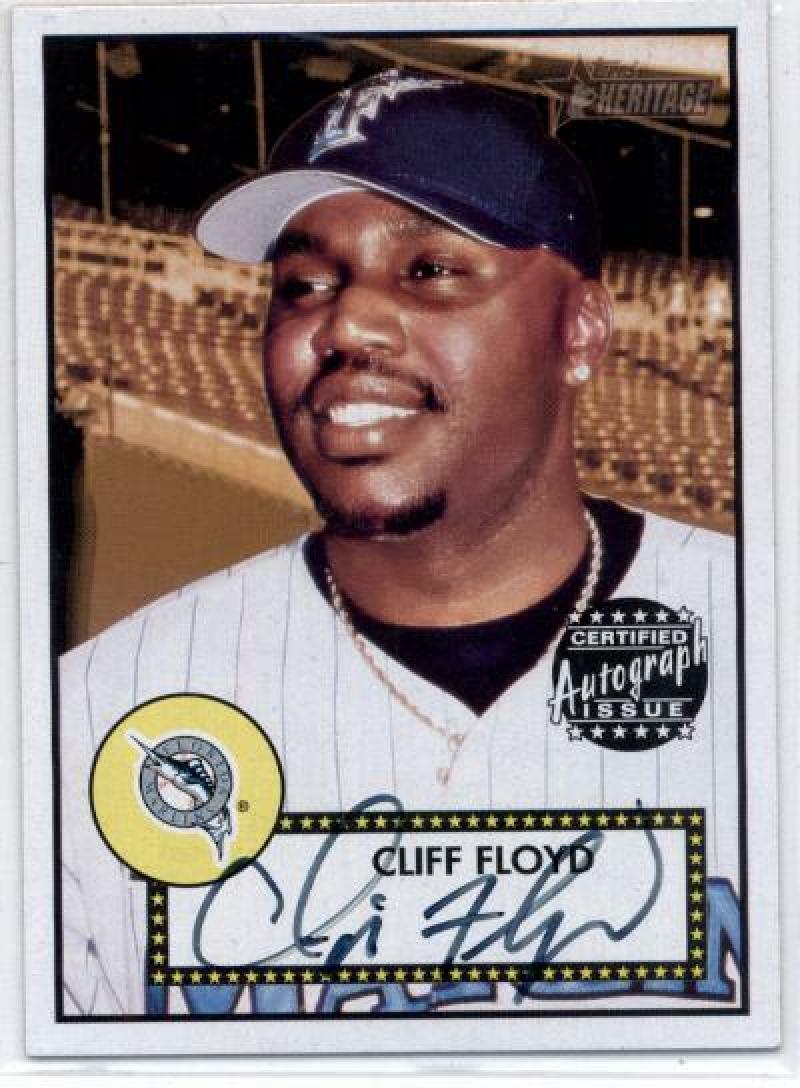 2001 Topps Heritage - Autographs #THA-CF Cliff Floyd (AU) for sale ...