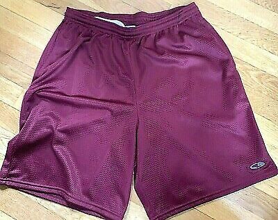 Champion men's duo dry Mesh Athletic Shorts Burgendy XL for sale online ...