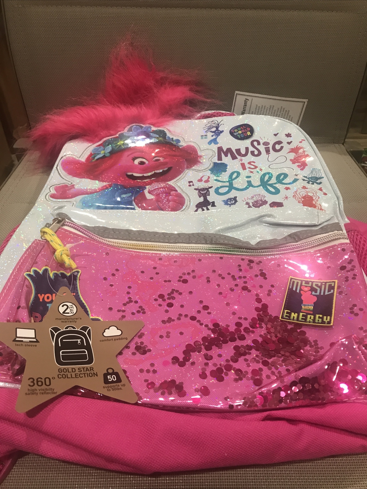 ***NEW*** Trolls Music Is Life 16" Kids' Backpack | eBay