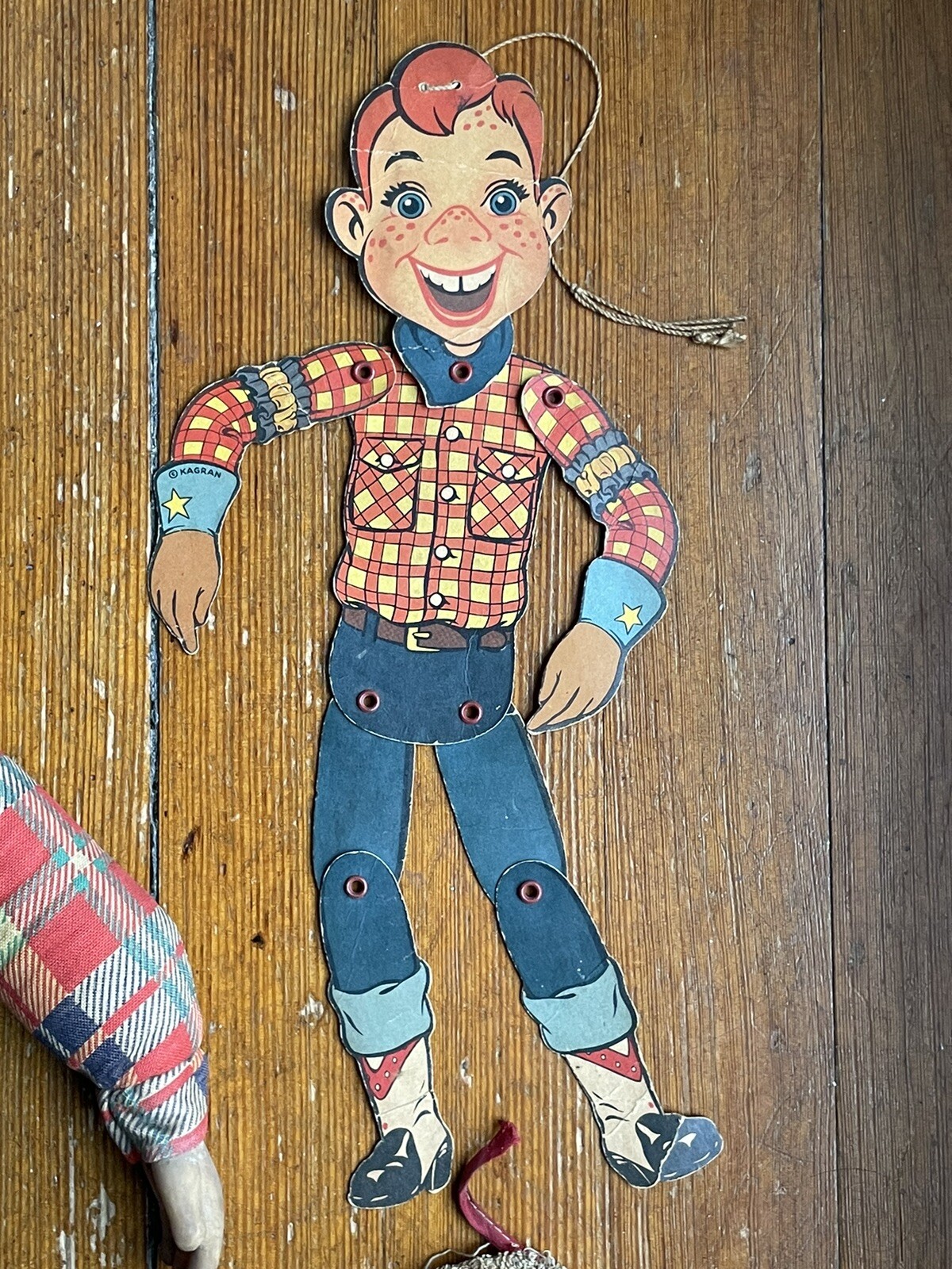 Vintage Howdy Doody Doll Marionette Hand Puppet & Paper Doll – NMATH