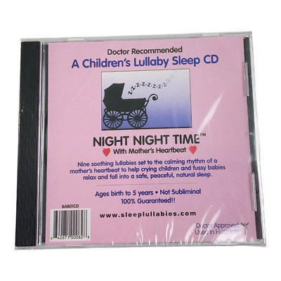 A Children's Lullaby Sleep CD Night Time Lullabies mothers heartbeat ...