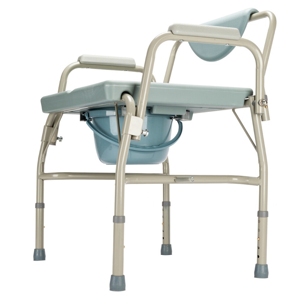 Medical Bariatric Drop-Arm Commode Heavy duty enlarged and widened ...