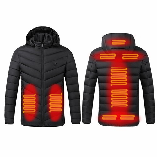 Electric USB Jacket Heated Vest Thermal Heating Coat Men Women Winter ...