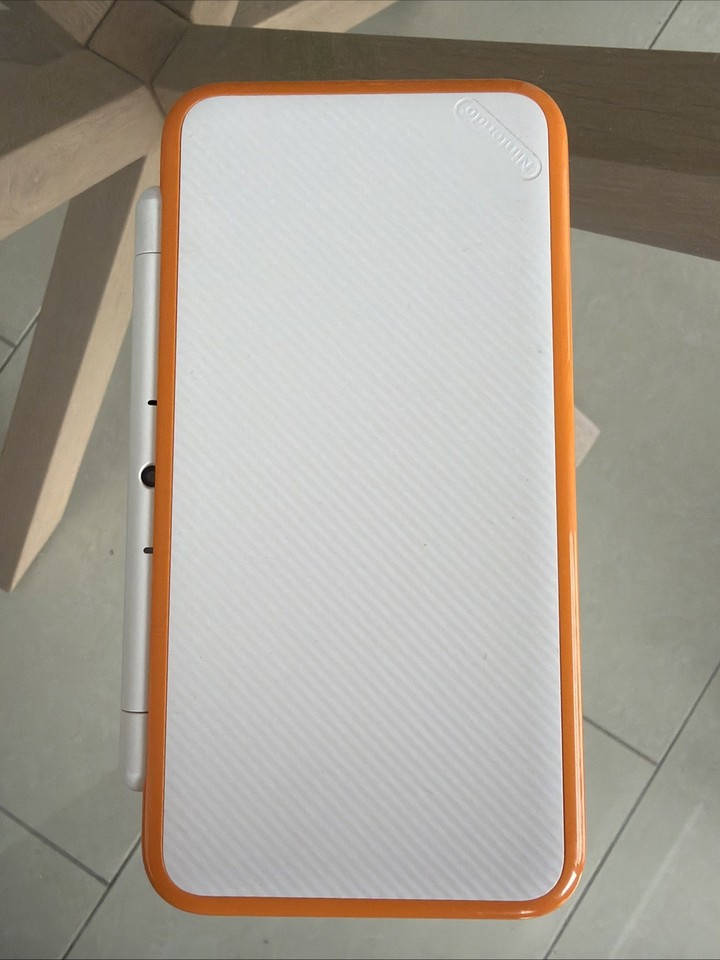 Nintendo New 2DS XL White Orange Console with Charger PAL | eBay Australia