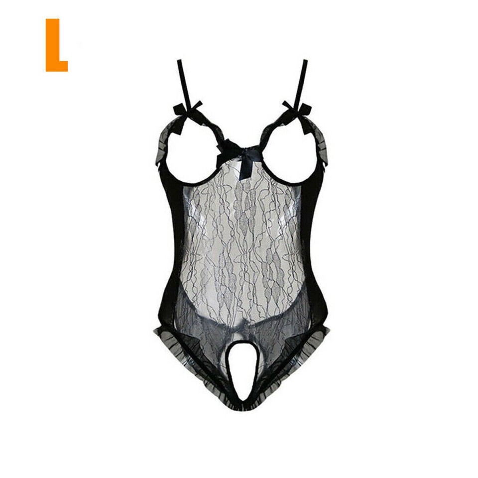 Women's Sexy-Lingerie Babydoll Sleepwear Underwear Lace Dress G-String ...