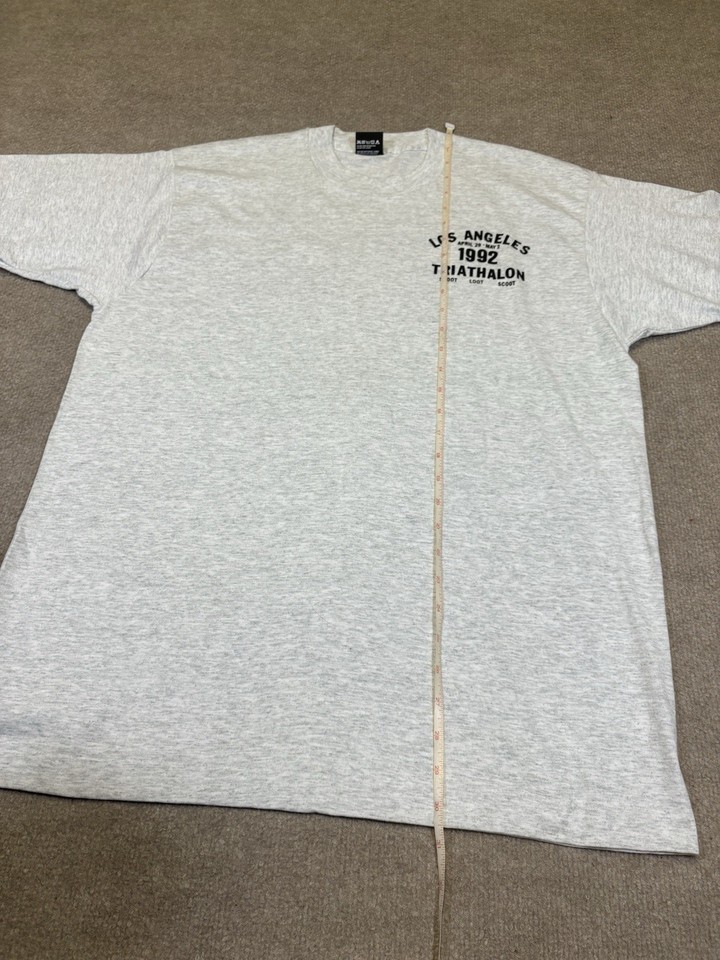 Vintage 90s Los Angeles Triathlon Shoot Loot Scoot T Shirt Size XL LA ...