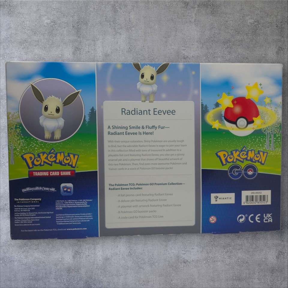 Pokemon Go Radiant Eevee Premium Collection Box Set Factory sealed | eBay