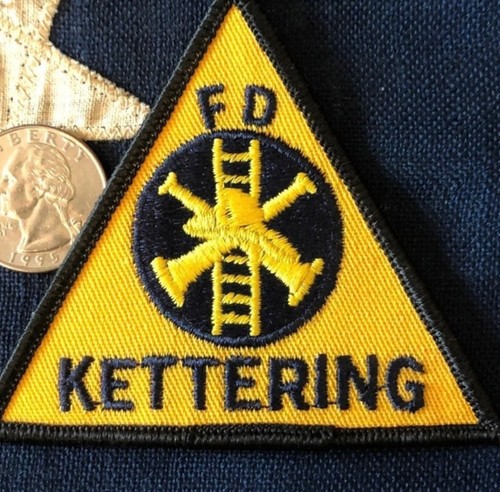 Kettering OH Ohio FD Fire Dept. Triangle 3" Patch | eBay