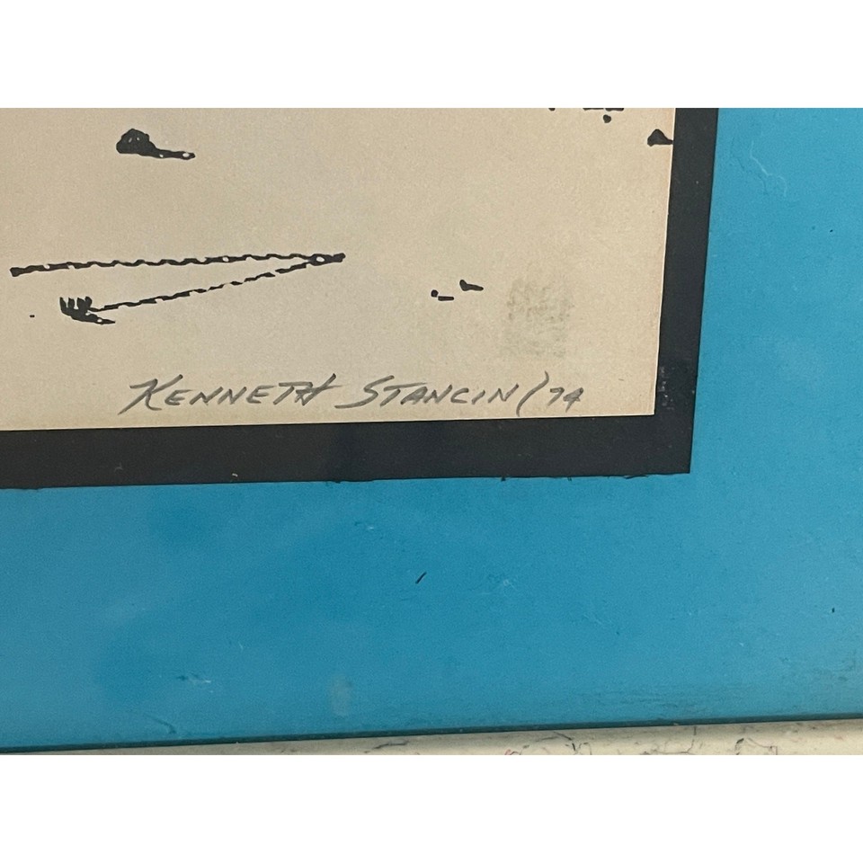 *Kenneth Stancin* Fantastic Pair of Seriographs Signed / Numbered 1974 ...