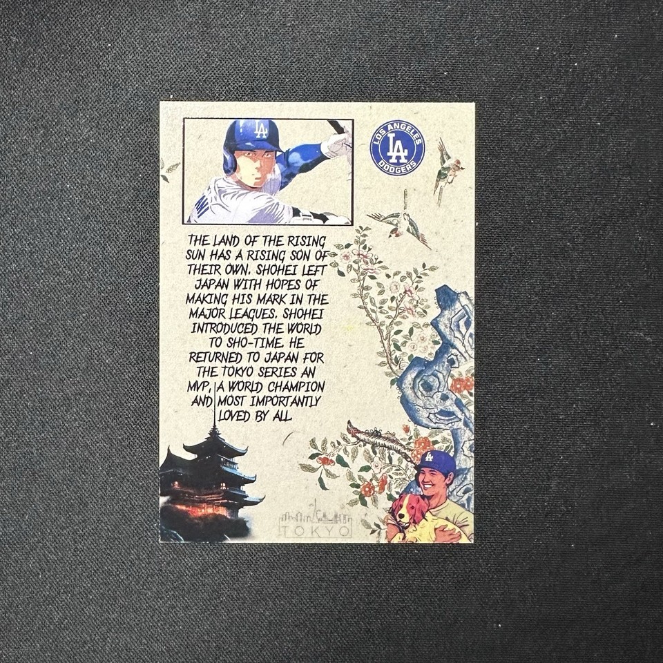 Shohei Ohtani 2025 Tokyo Series Japan Anime Sakura Tribute Card LA ...