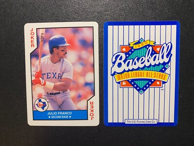 Julio Franco Texas Rangers ODD BALL CARD 1990 ALL-STAR | eBay