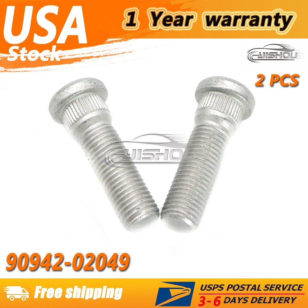2X90942-02049 Wheel Lug Stud Hub Bolt FOR TOYOTA CAMRY COROLLA LEXUS ...