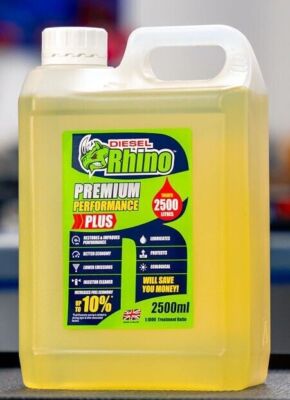 DIESEL RHINO FUEL ADDITIVE TREATMENT 2.5 LITRES PREMIUM PERFORMANCE ...