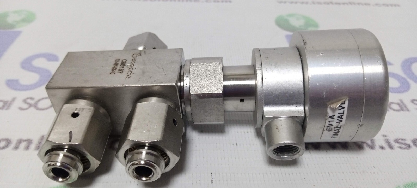 Swagelok SS-4BY-V35-1C Bellows-Sealed Valve for Switching Service | eBay