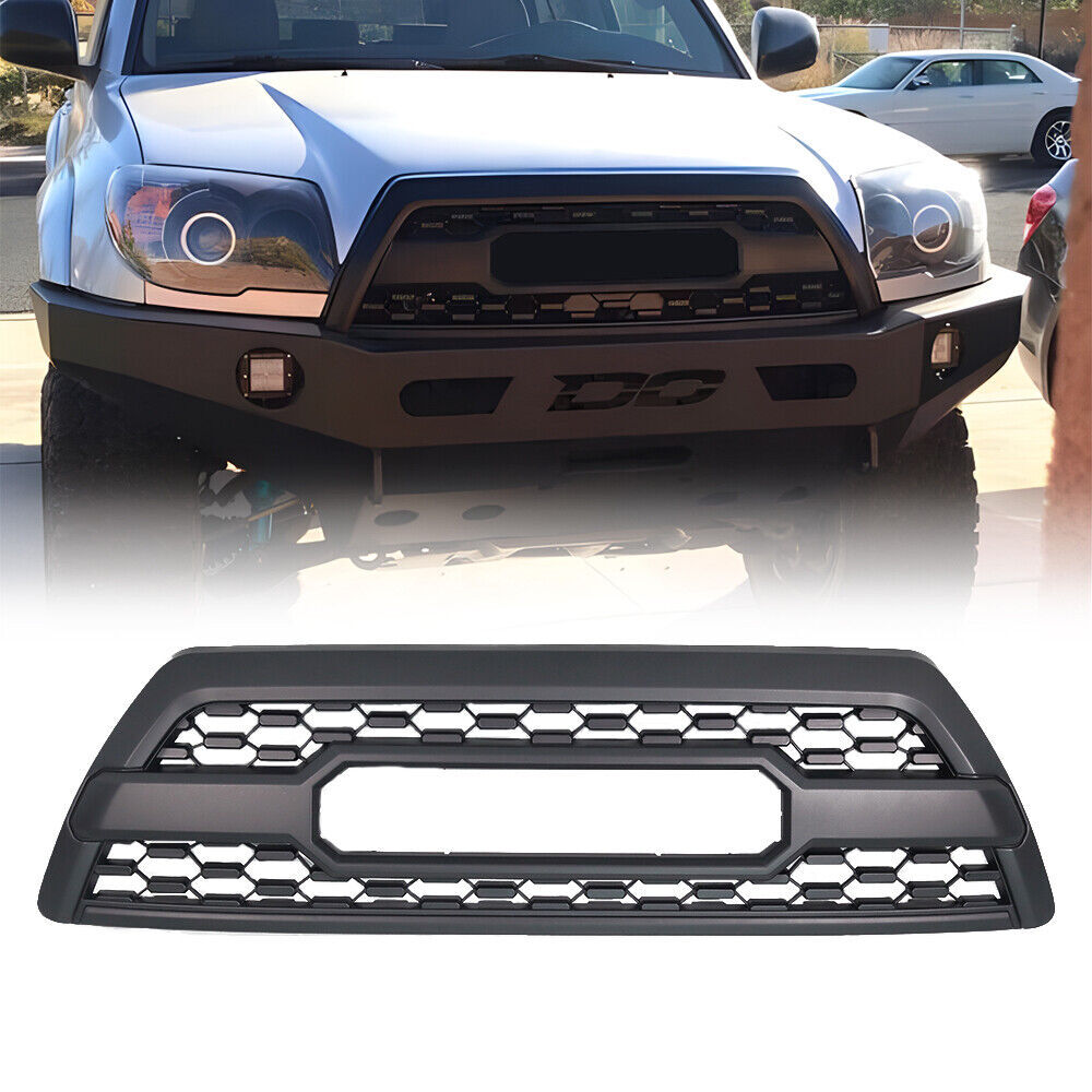 Front Bumper Grille Hood Mesh Grill For 2006-2009 Toyota 4Runner Matte ...