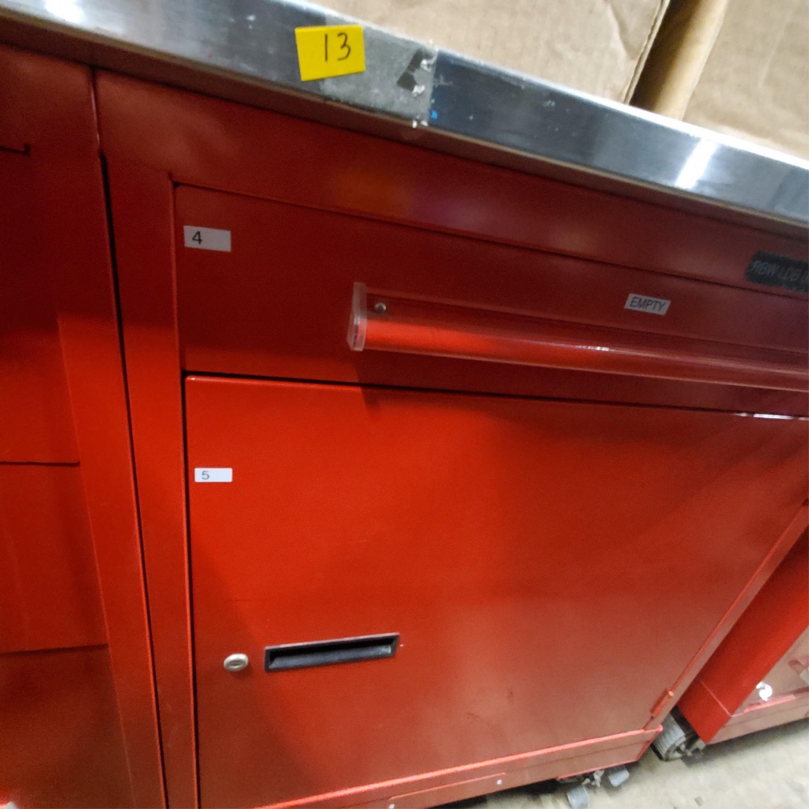 Equipto 5 Drawer Custom-Designed Red Modular Cabinet (13) | eBay